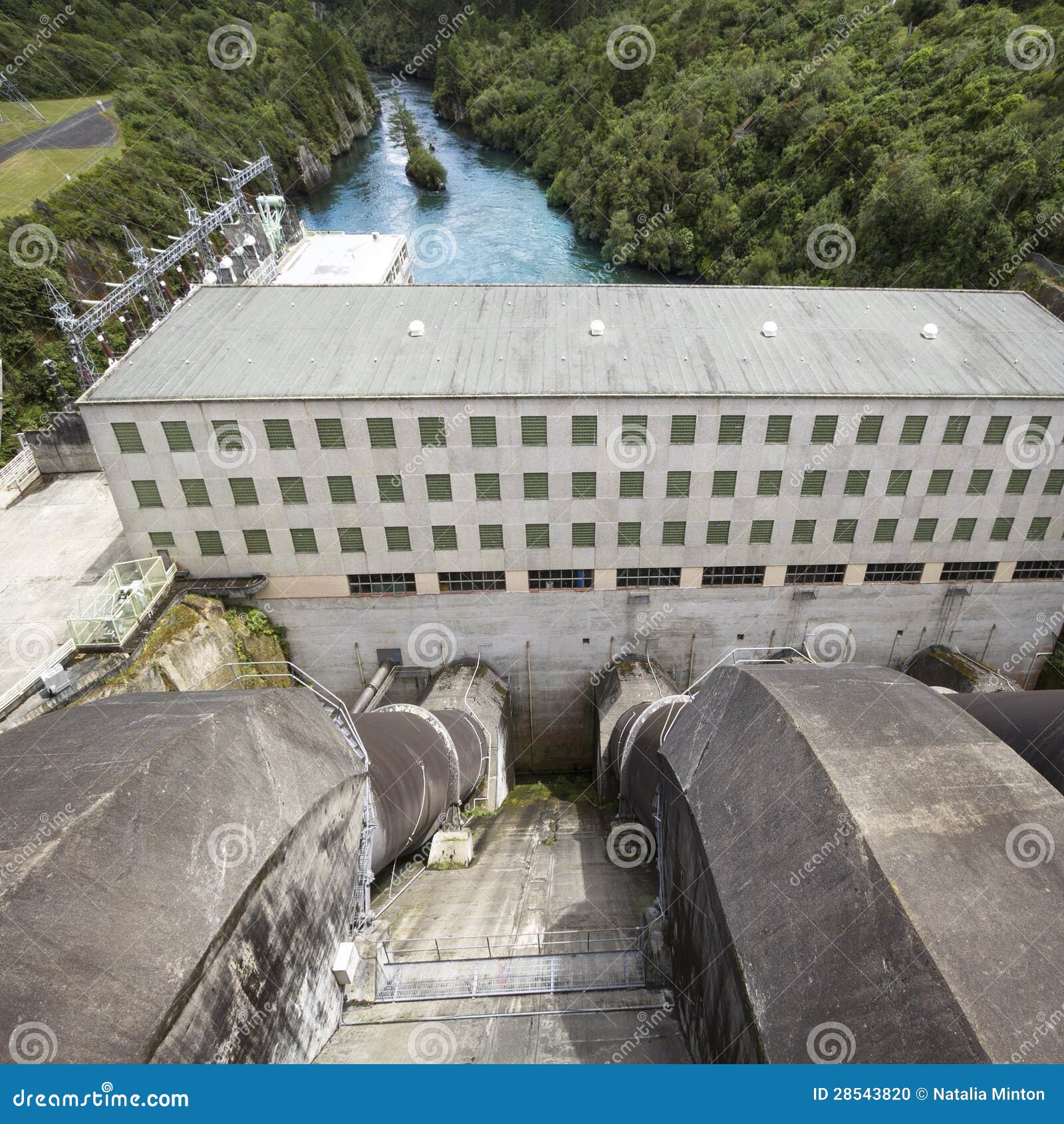 Hydroelectric Power Station Stock Photo - Image of power, river: 28543820