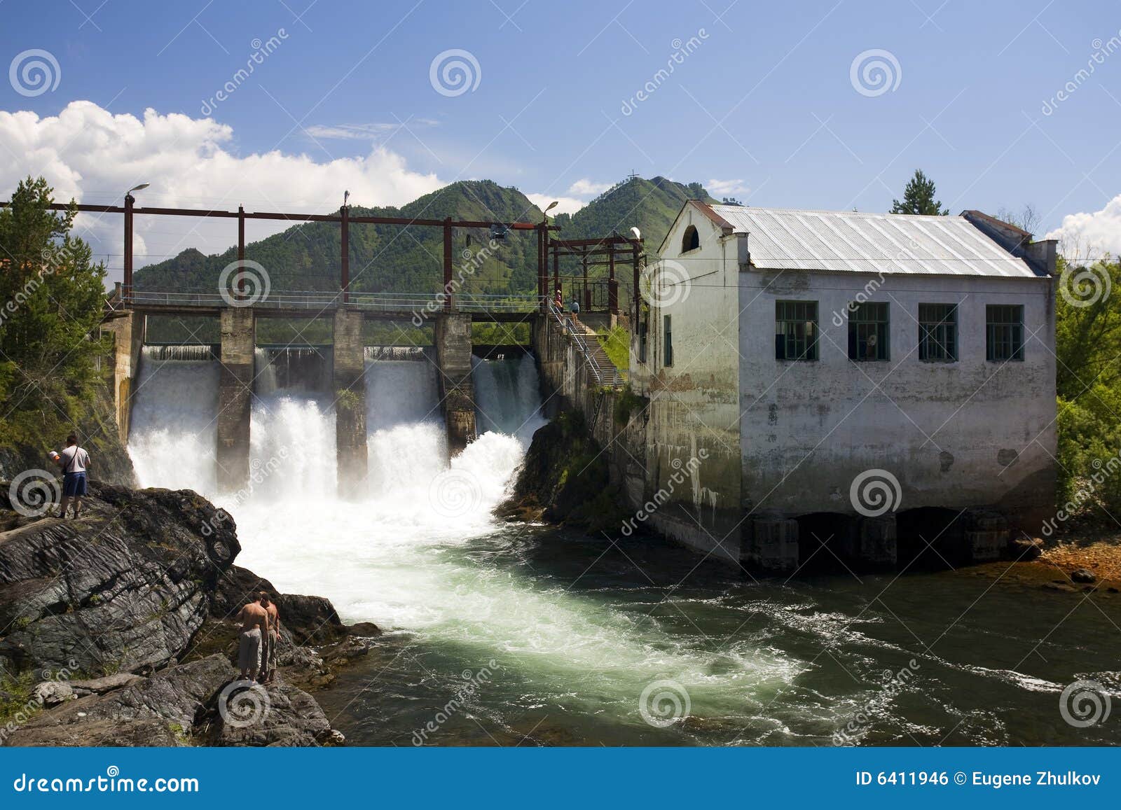 Hydroelectric Power Station Stock Photo - Image of generation ...