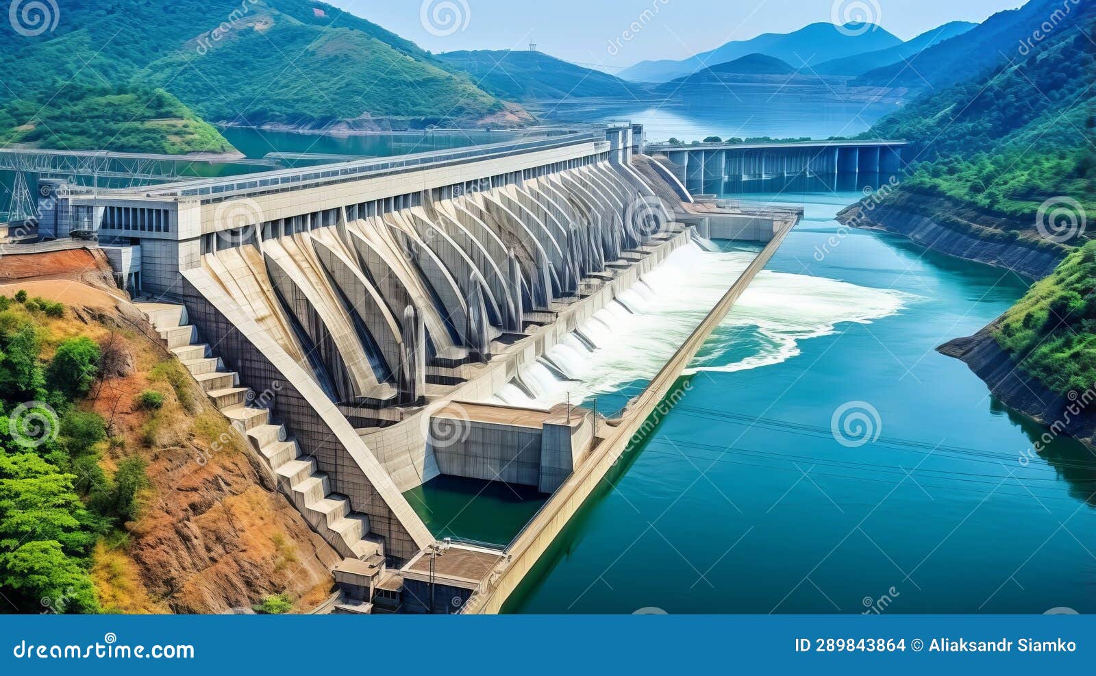 Hydroelectric Power Station, Concrete Arch Dam - The Largest Dam ...