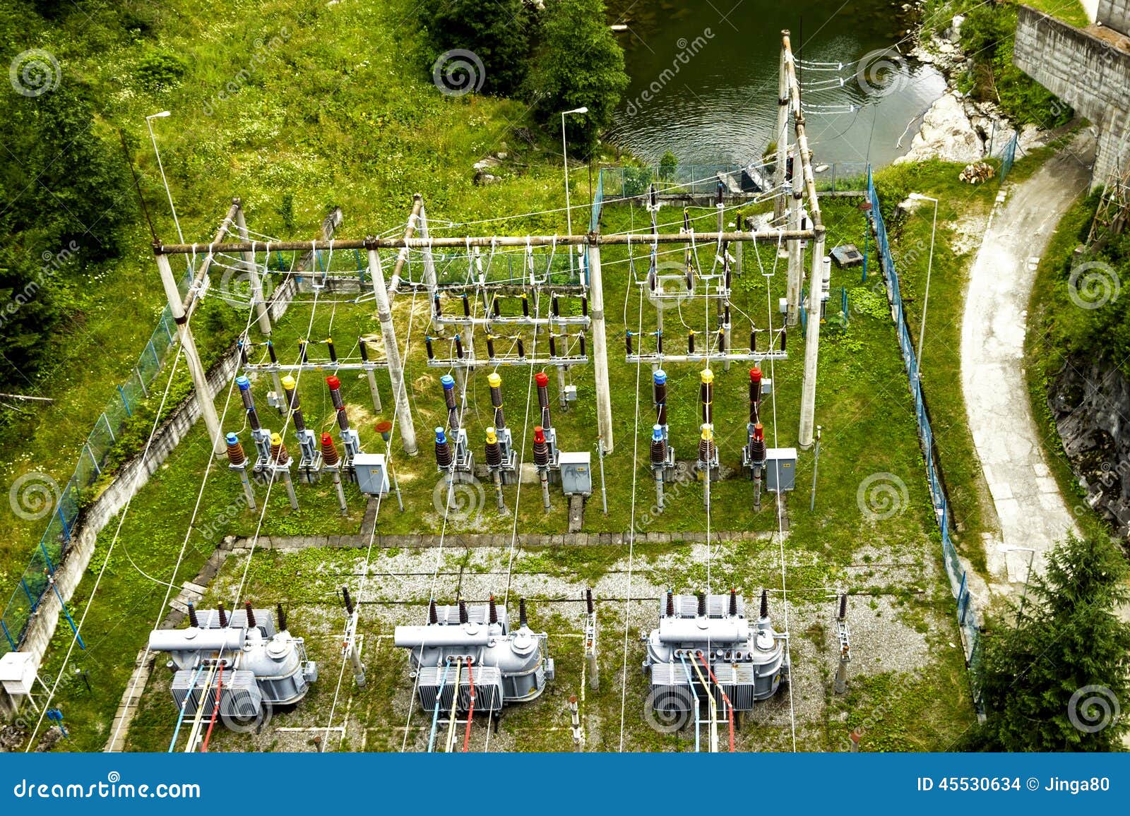 Hydroelectric Power Station Stock Photo - Image of landscape, supply ...