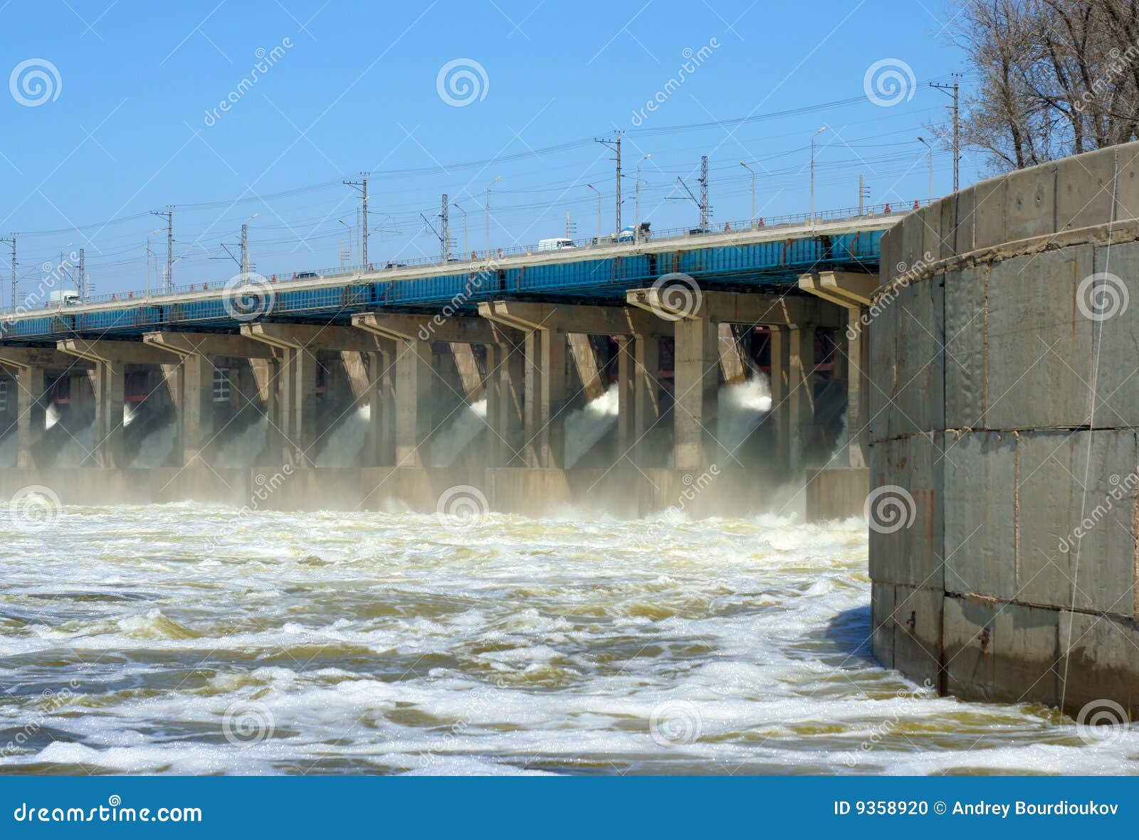 Hydroelectric stations stock photo. Image of health, gentile - 9358920