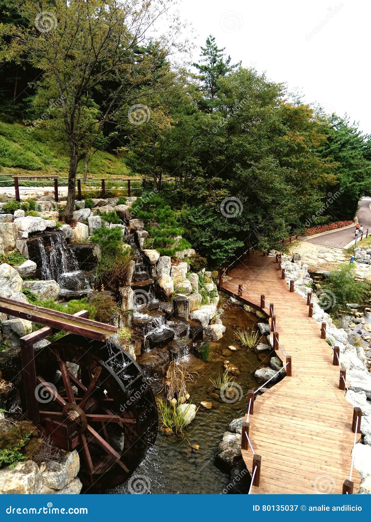 Hydroelectric Wheel stock image. Image of hydro, walkway - 80135037