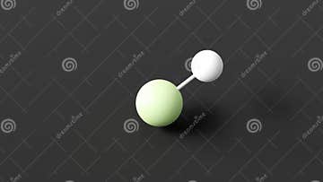 Hydrofluoric Acid Molecular Structure, Solution Hydrogen Fluoride, Ball ...