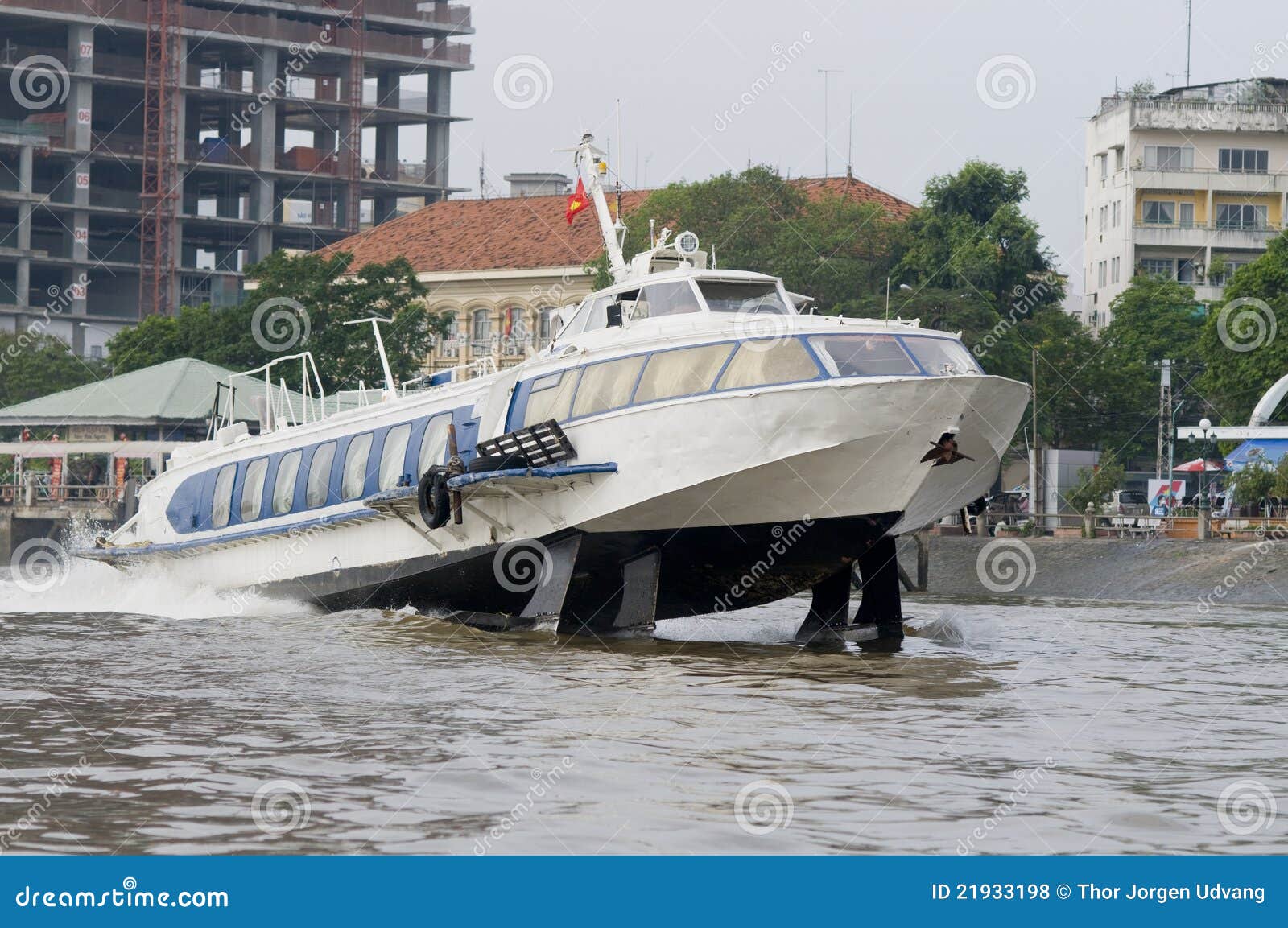 Hydrofoil Boat on Saigon River Stock Photo - Image of speed, city: 21933198