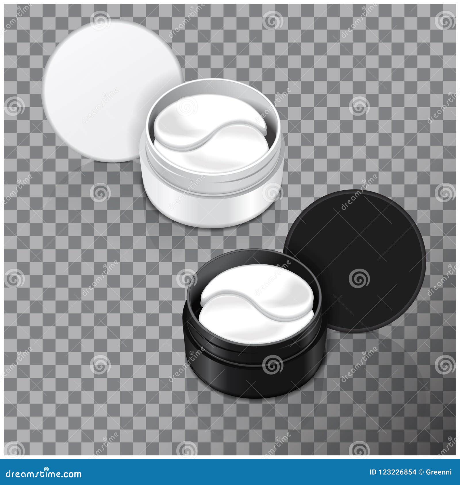 Hydrogel Eye Patches Cartoon Vector | CartoonDealer.com #171755701