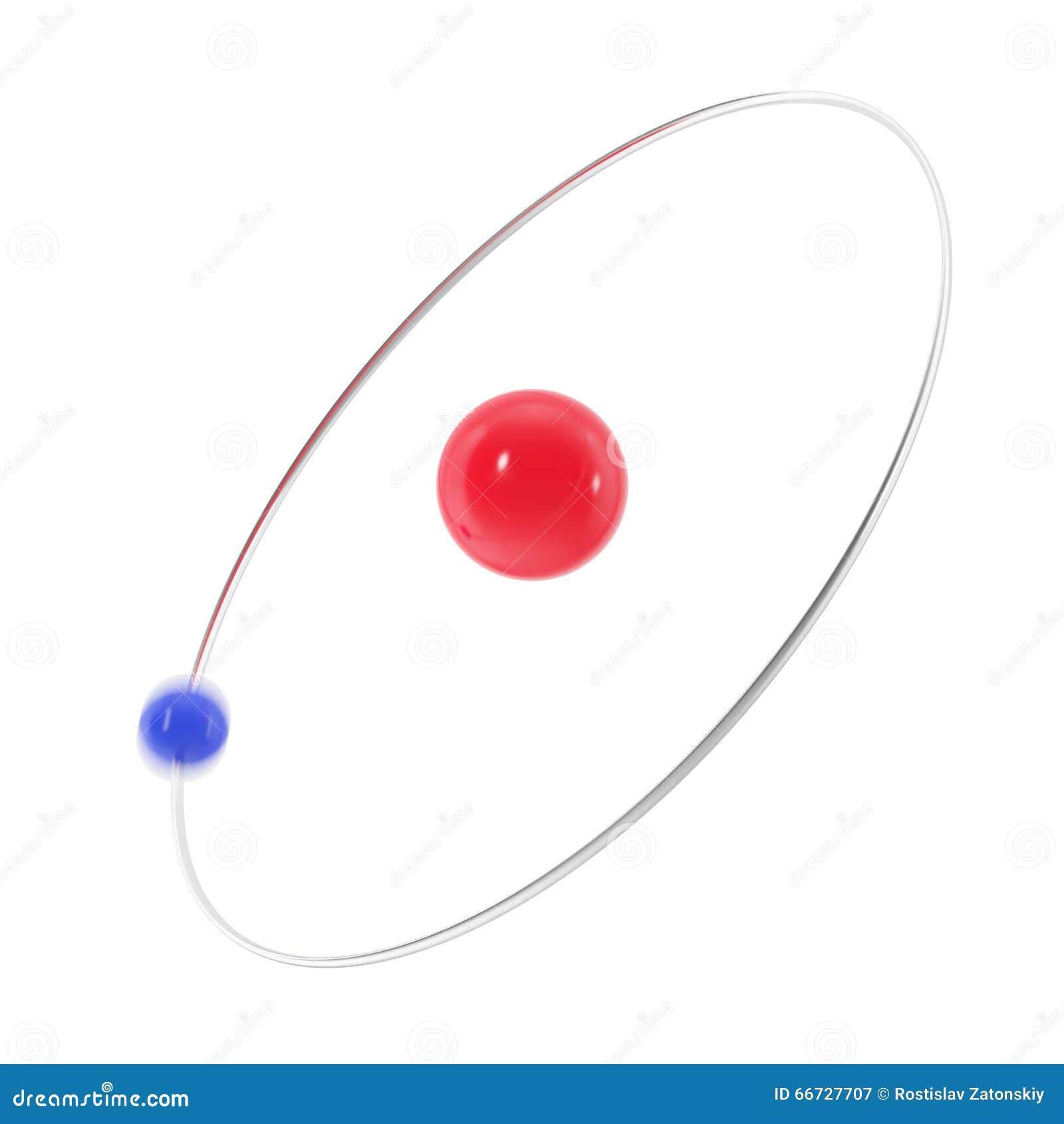 Hydrogen Atom 3d Icon Stock Illustration | CartoonDealer.com #16094374