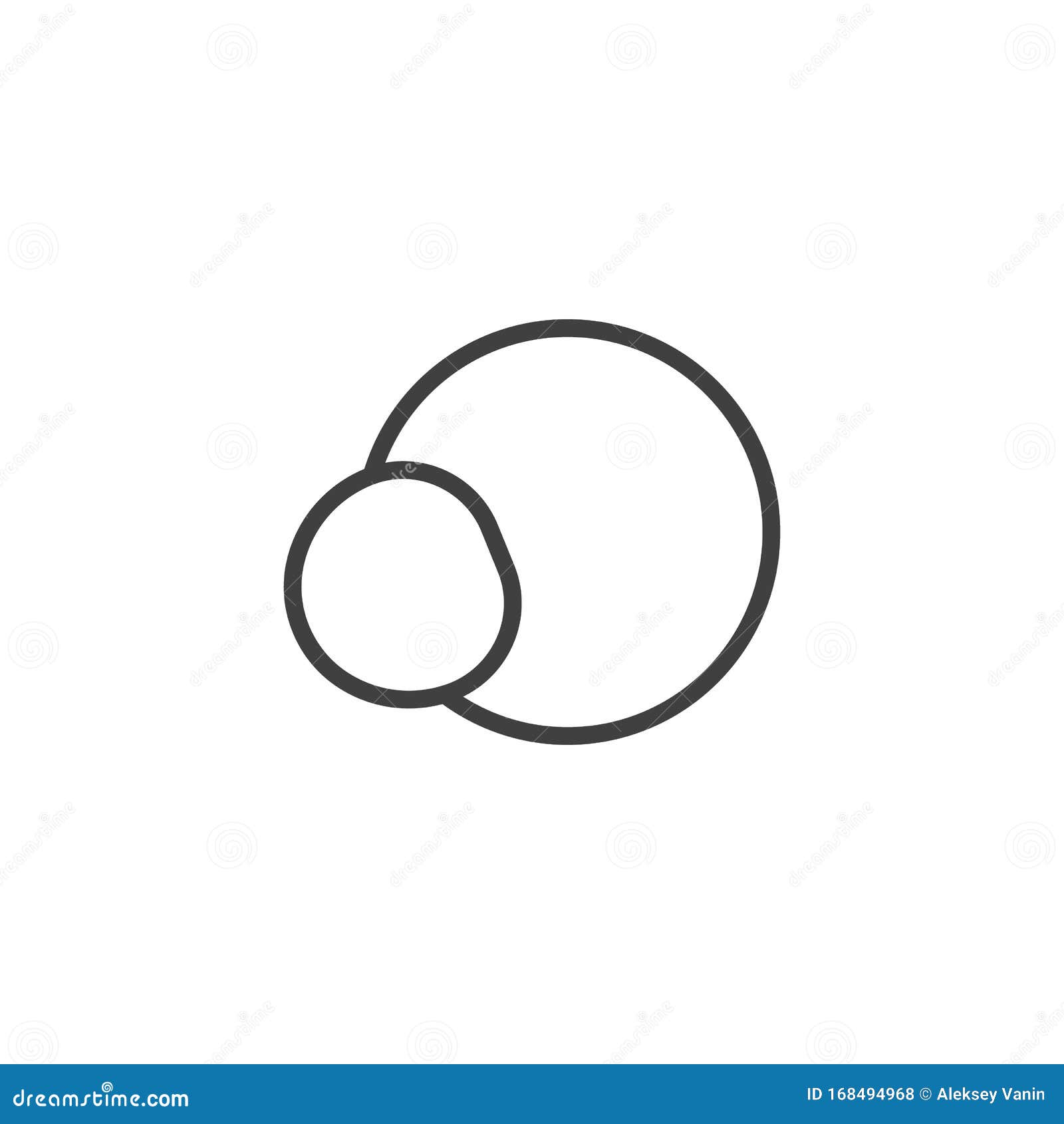 Hydrogen Chloride Structure Line Icon Stock Vector - Illustration of ...