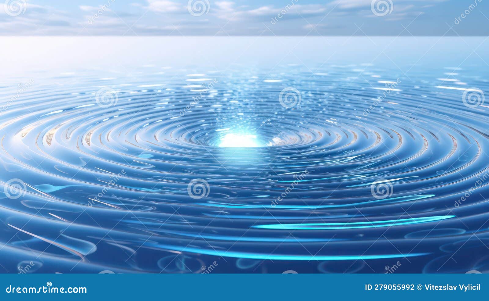 Hydrogen and Clean Power Concept. Light-emitting Source of Power ...