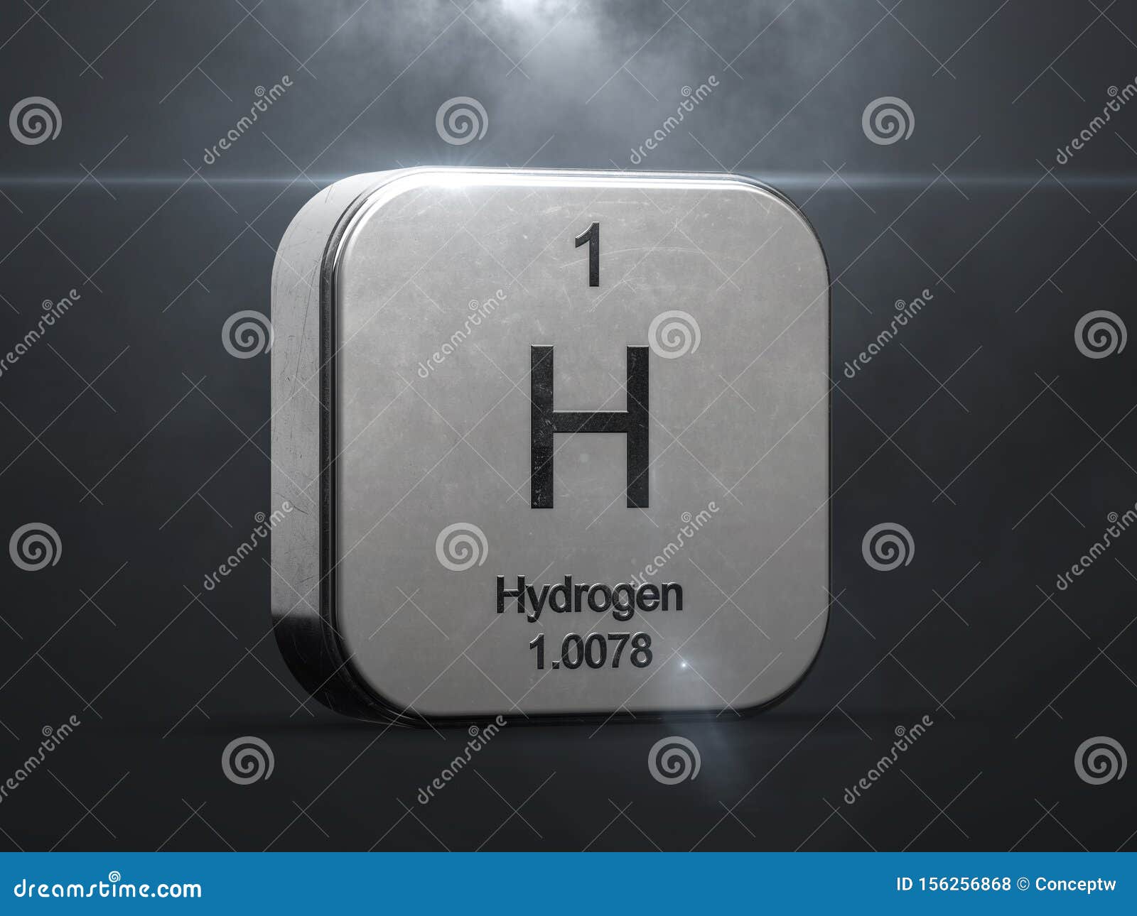 Hydrogen Element from the Periodic Table Stock Illustration ...