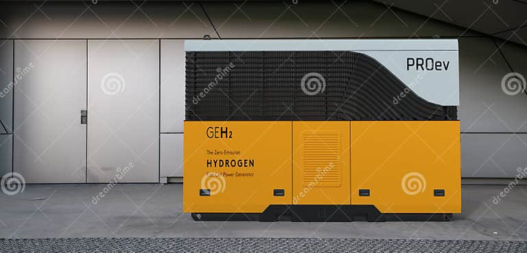 The Hydrogen Fuel Cell Power Generator Editorial Photo - Image of ...