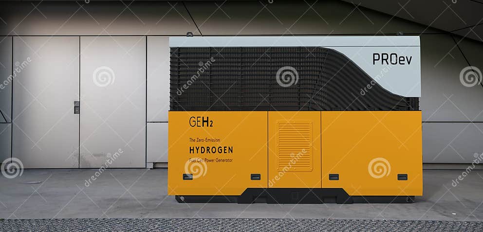 The Hydrogen Fuel Cell Power Generator Editorial Photo - Image of ...