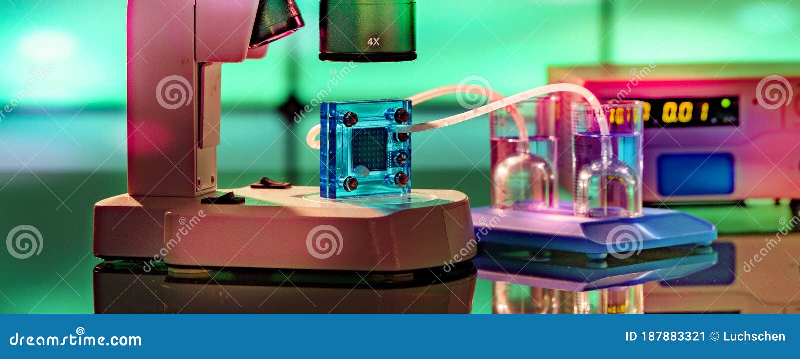 Hydrogen Fuel Cell in a Research Laboratory Stock Image - Image of ...