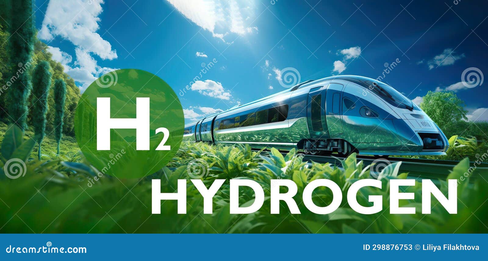 Hydrogen Fuel Cell Train Concept, Sustainability Metro Zero Emission ...