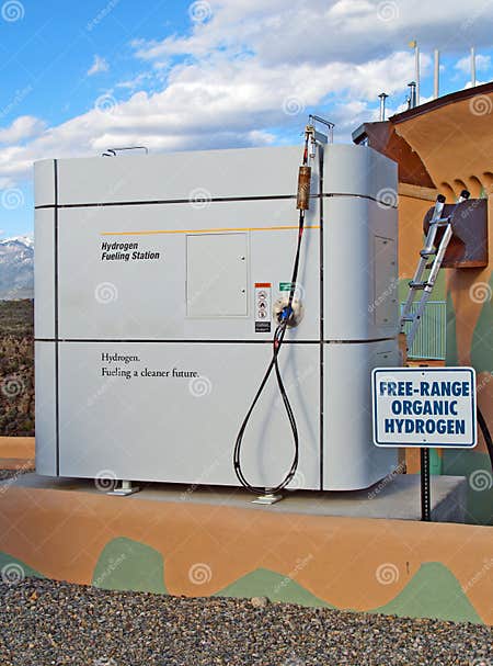 Hydrogen fuel dispenser stock image. Image of transportation - 6653375