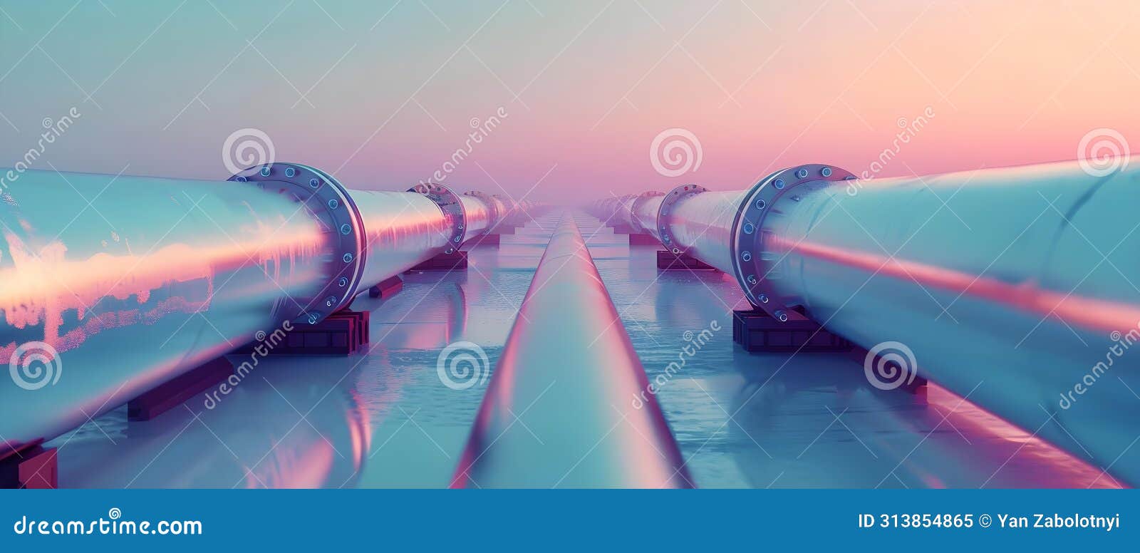 Hydrogen Highway: the Pulse of Clean Energy. Concept Clean Energy ...