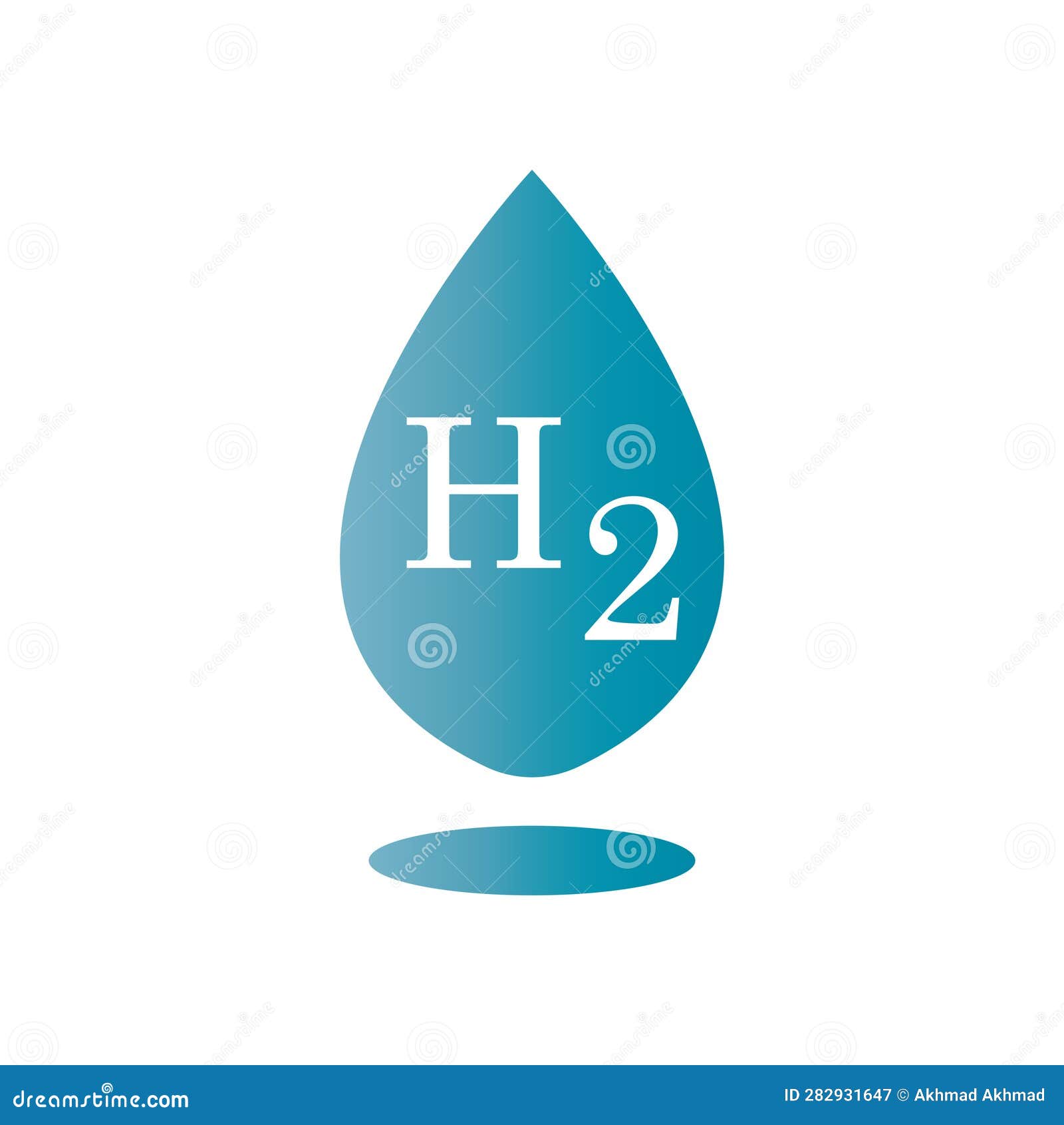 Hydrogen Logo On Gas Station. H2 Combustion Engine For Emission Free ...