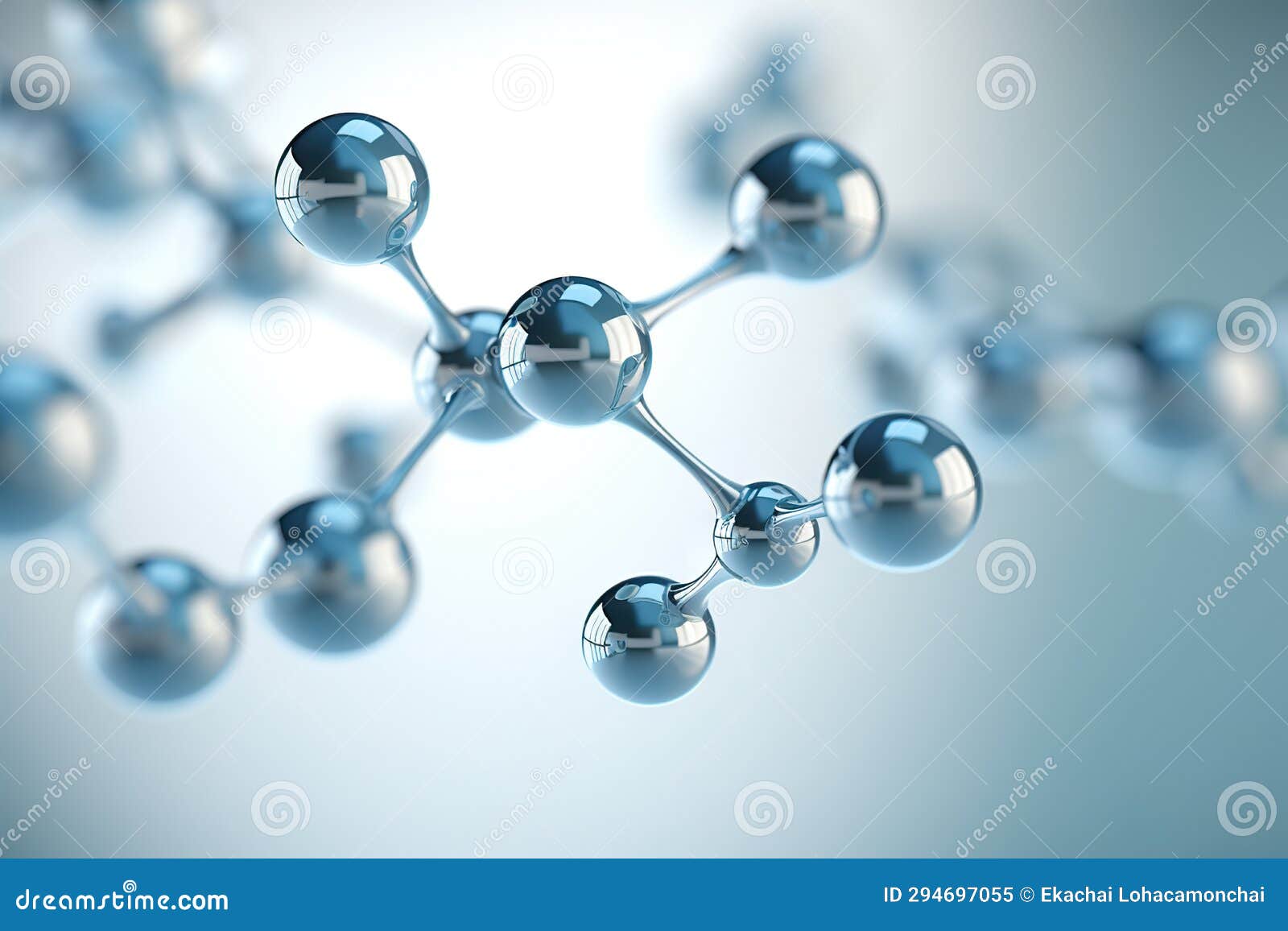 Hydrogen Molecule Model Illuminated on a White Background, Unveiling ...