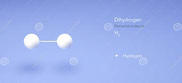 Hydrogen Molecule, Molecular Structures, Dihydrogen, 3d Model ...