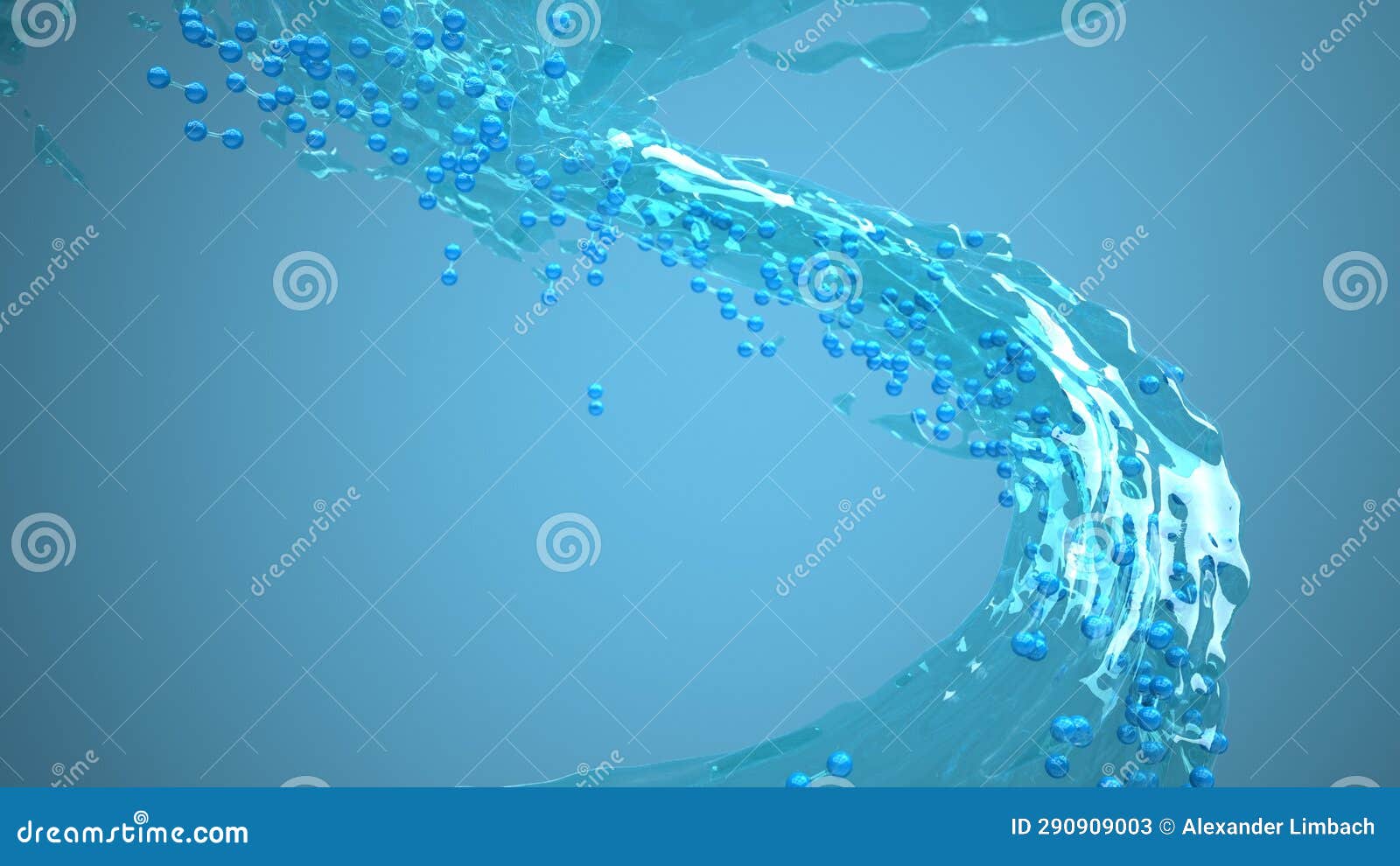 H2 Hydrogen Molecules Liquid Stock Illustration - Illustration of ...