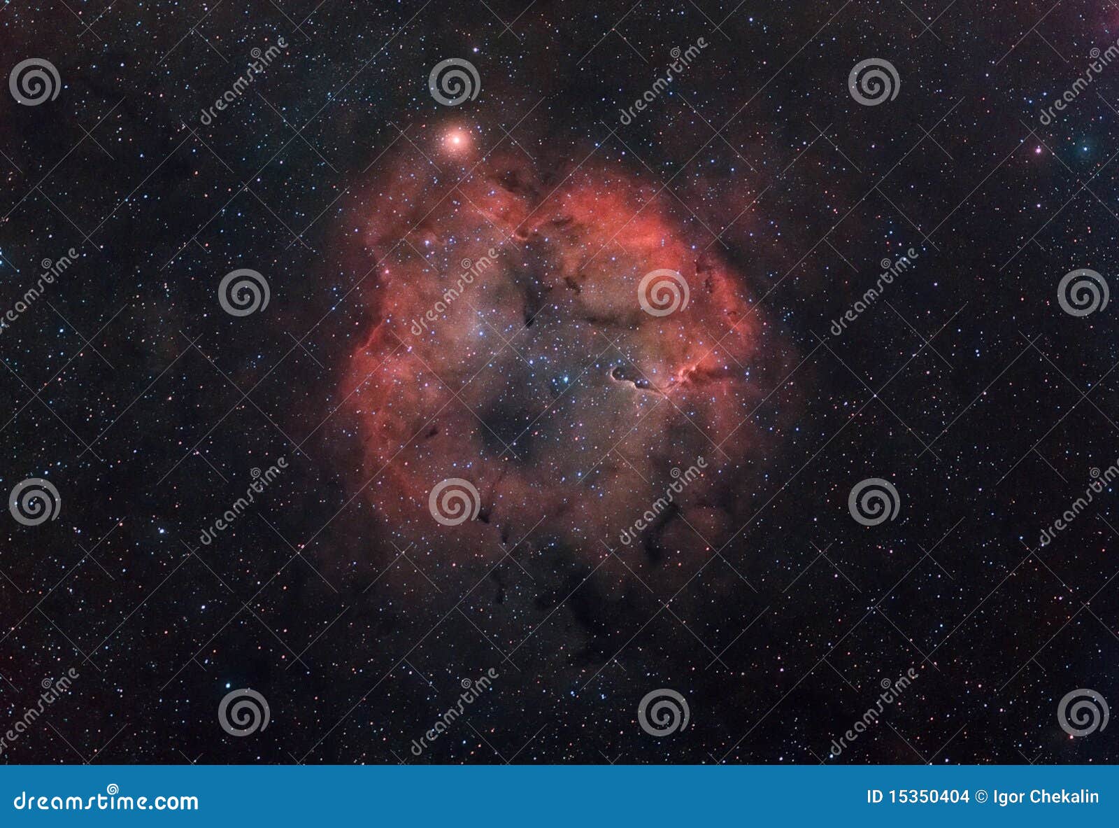 Hydrogen Nebula. stock photo. Image of astronomy, emission - 15350404