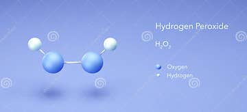 Hydrogen Peroxide, Dioxidane, Molecular Structures, 3d Model ...