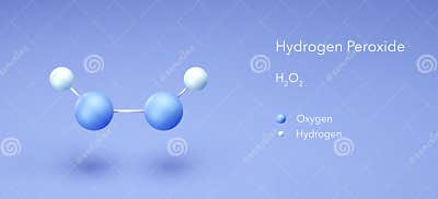 Hydrogen Peroxide, Dioxidane, Molecular Structures, 3d Model ...