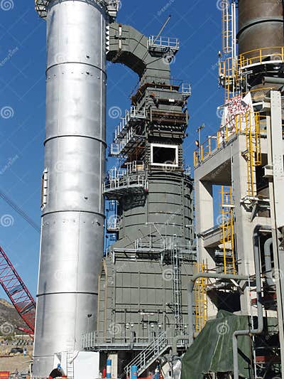 Refinery Under Construction Stock Photo - Image of construction ...