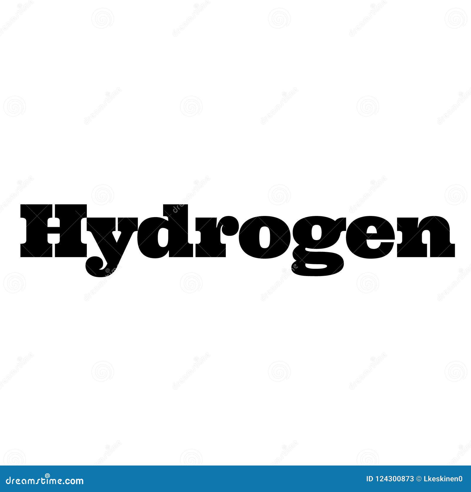 Hydrogen H - Gaseous Chemical Element - Used In Metallurgy, Chemical ...
