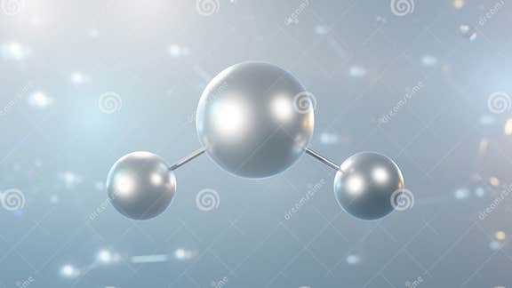 Hydrogen Sulfide Molecular Structure, 3d Model Molecule, Chalcogen ...