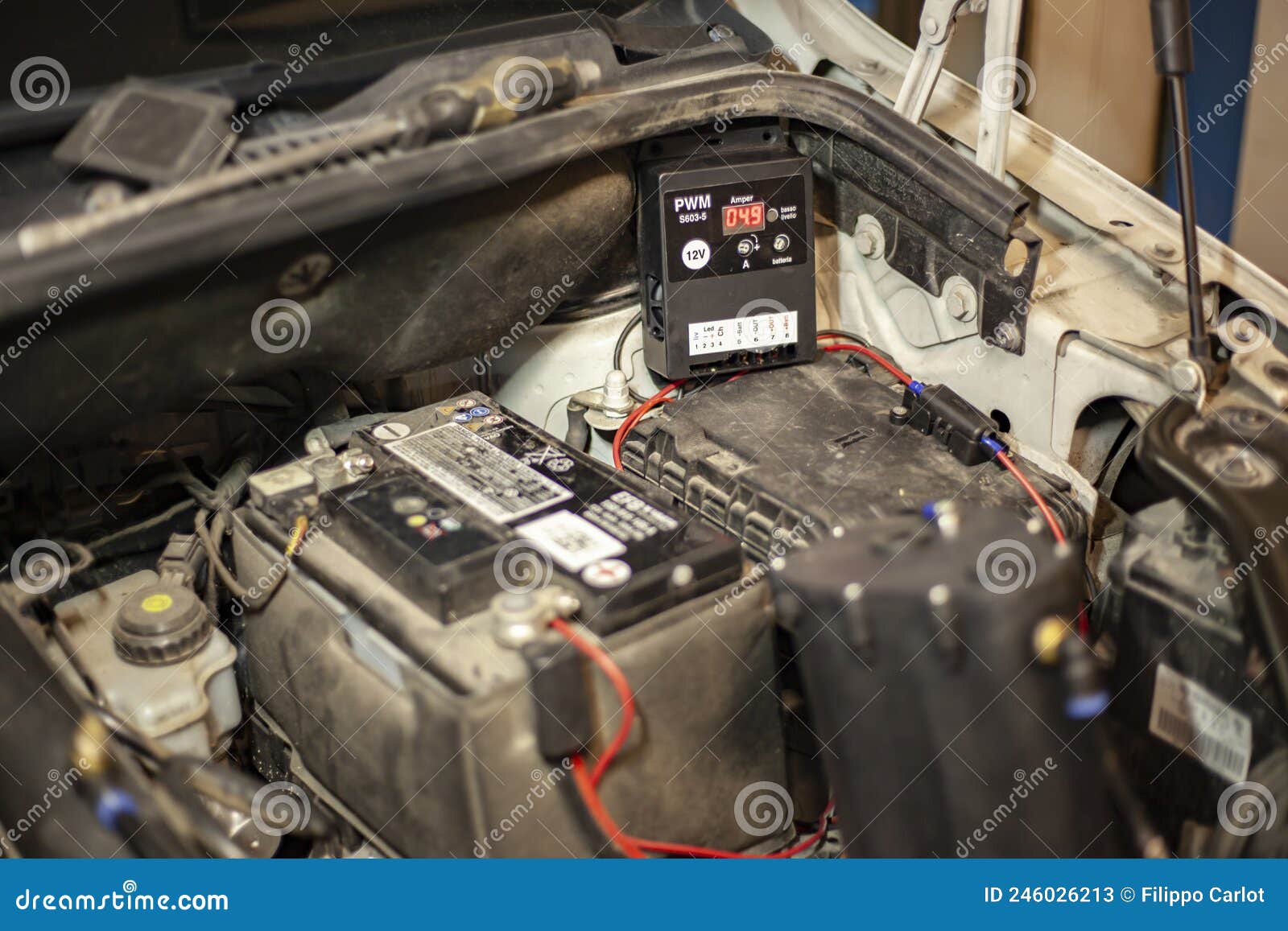 Hydrogen System Control Unit in the Car Engine Editorial Stock Photo ...
