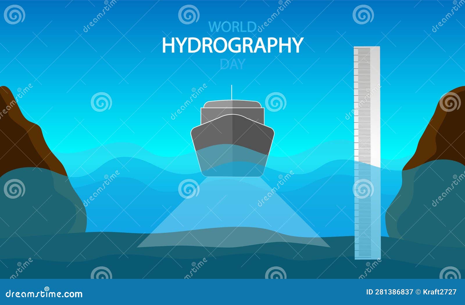 Hydrography day world ship stock vector. Illustration of blue - 281386837 Hydrography day world ship stock vector. Illustration of blue - 281386837