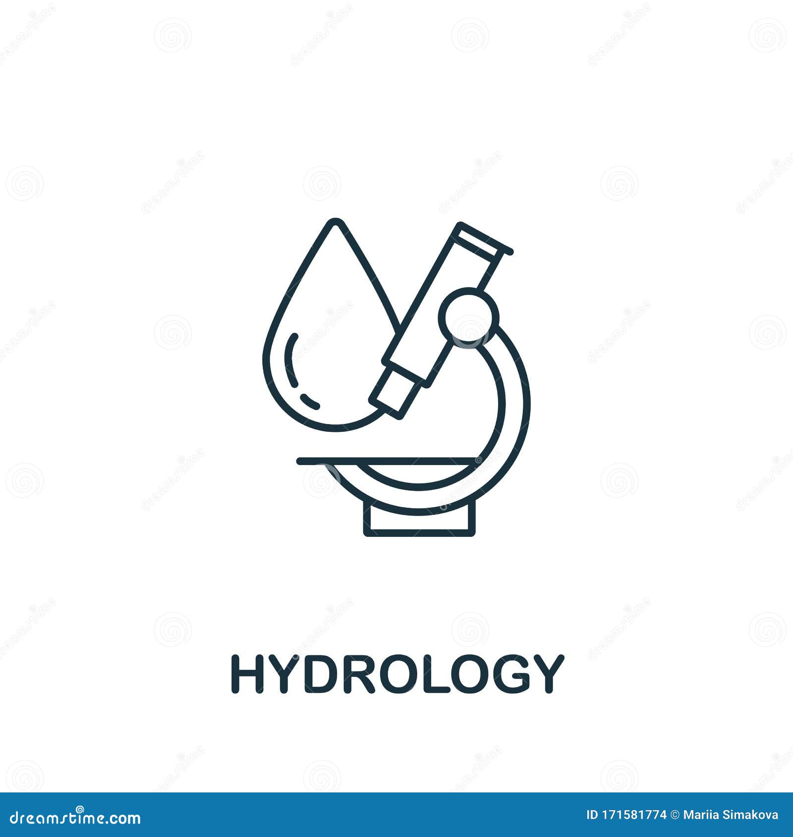 Hydrology Icon From Science Collection. Simple Line Element Hydrology ...
