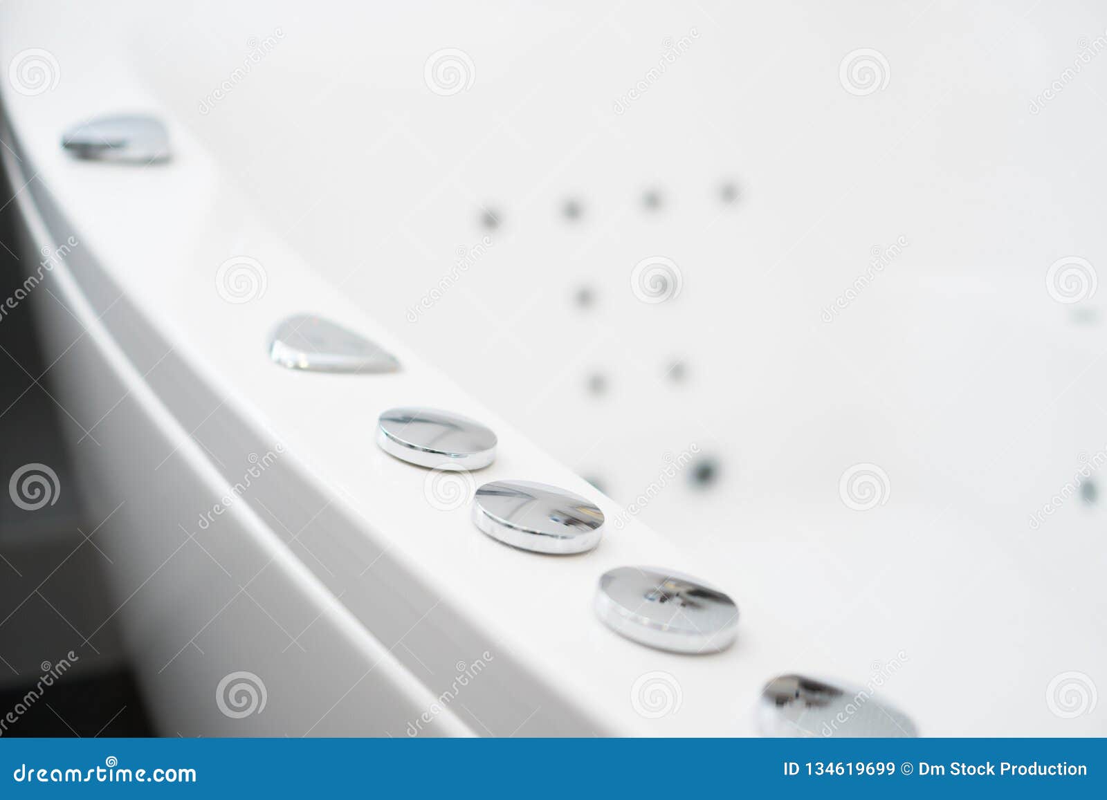 Hydromassage Bathtub Stock Image Image Of Hydromassage 134619699