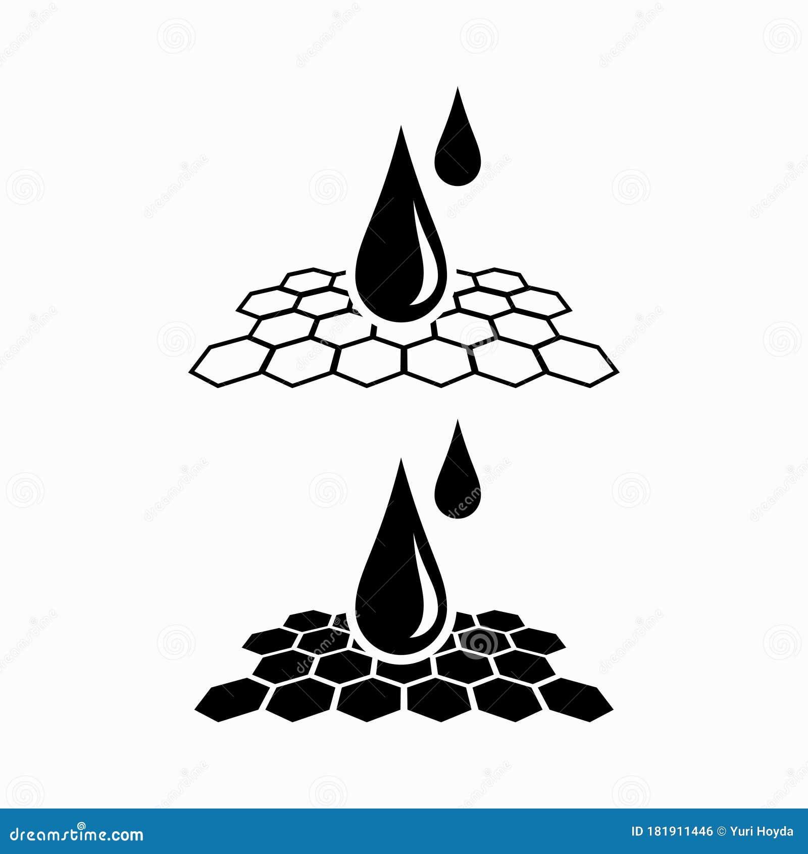 Water Repellent Surface Vector Icon. Waterproof Illustration Symbol ...