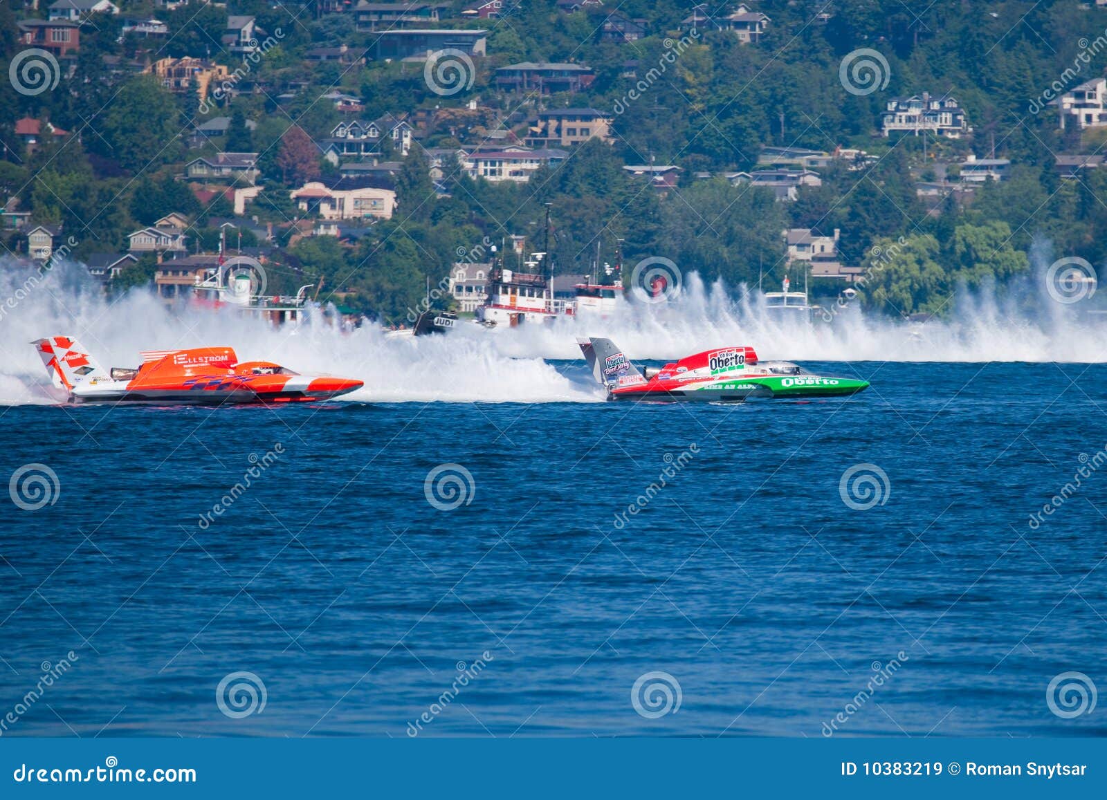 Hydroplane Race at Chevrolet Cup Seattle Seafair Editorial Stock Image ...