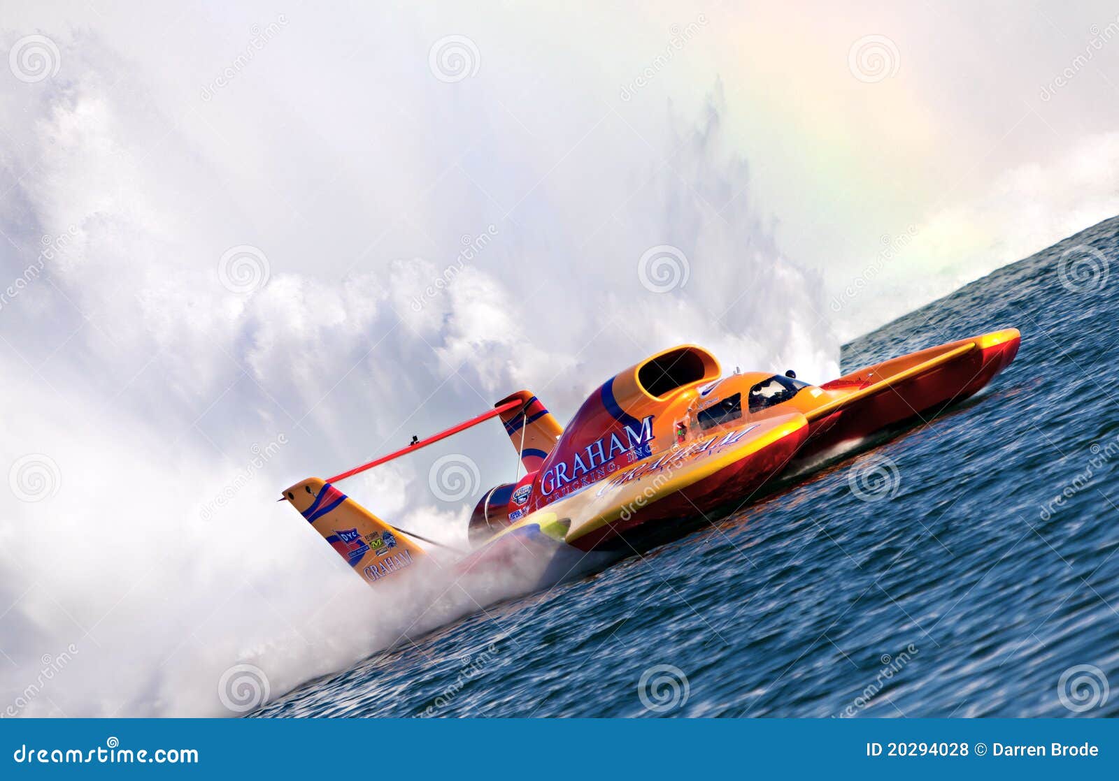 Hydroplane Racing editorial stock photo. Image of turbine - 20294028