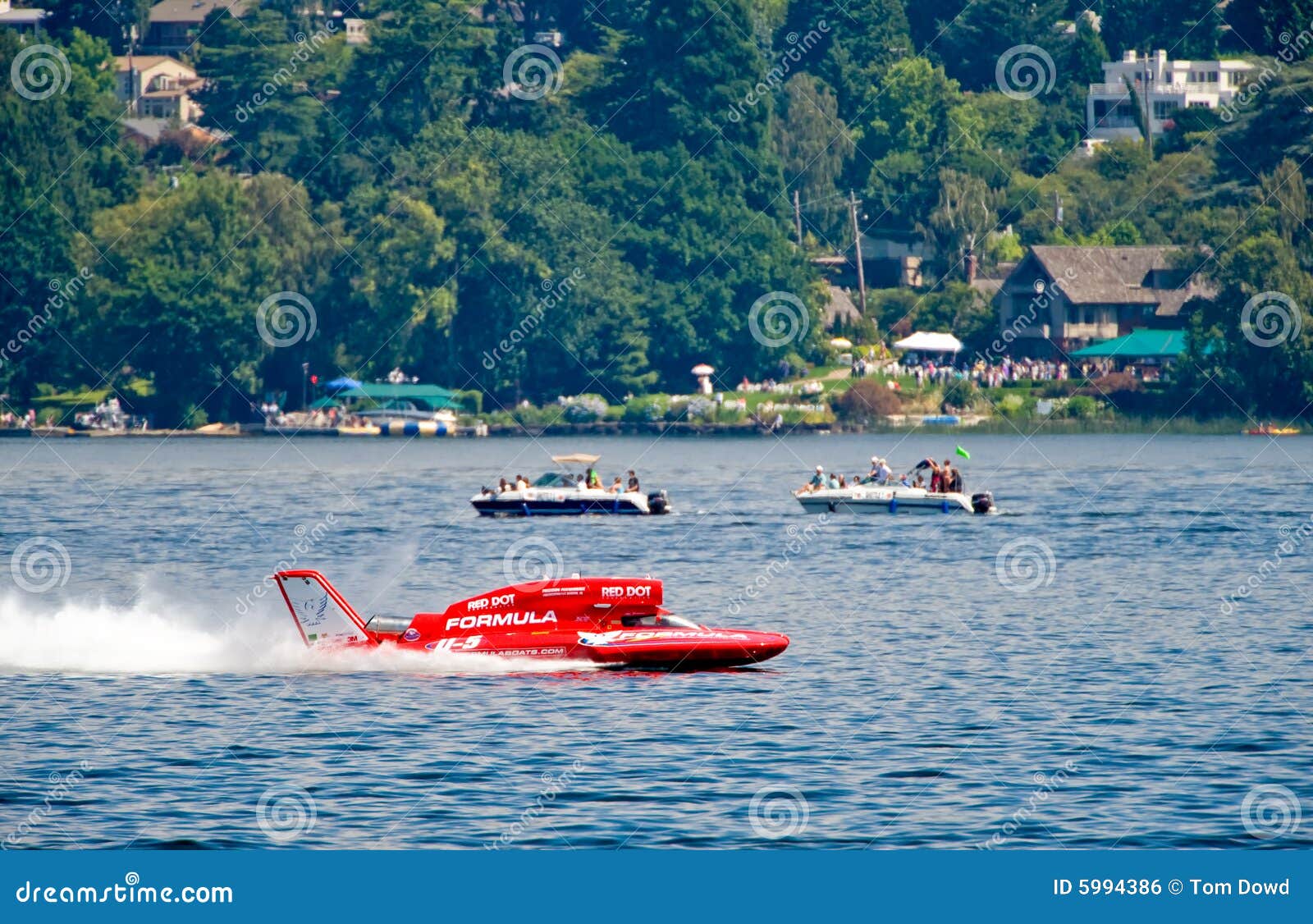 Hydroplane racing on lake editorial photo. Image of sunday - 5994386
