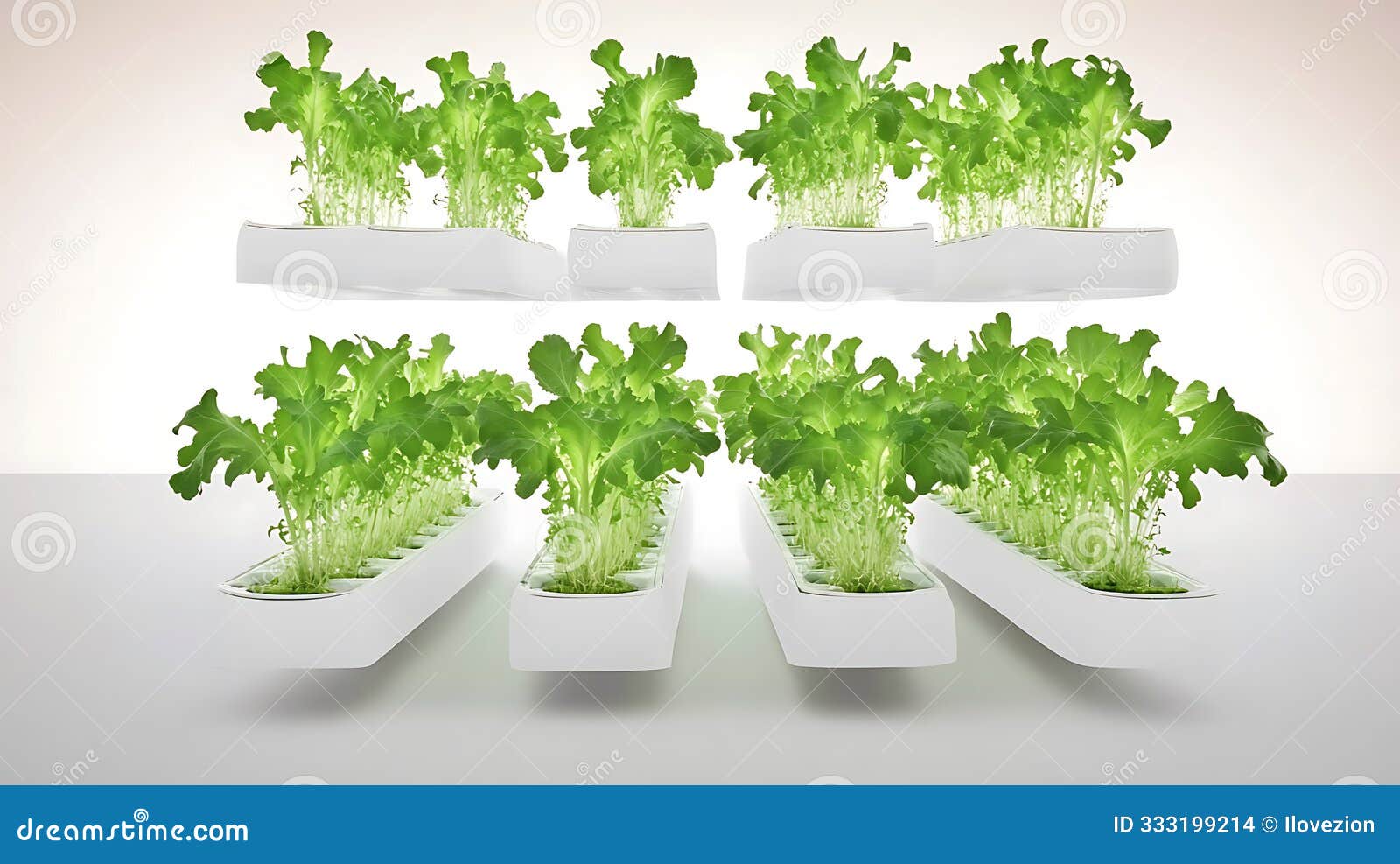 A Hydroponic Farm Setup Indoors, With Vertical Rows Of Plants Growing ...
