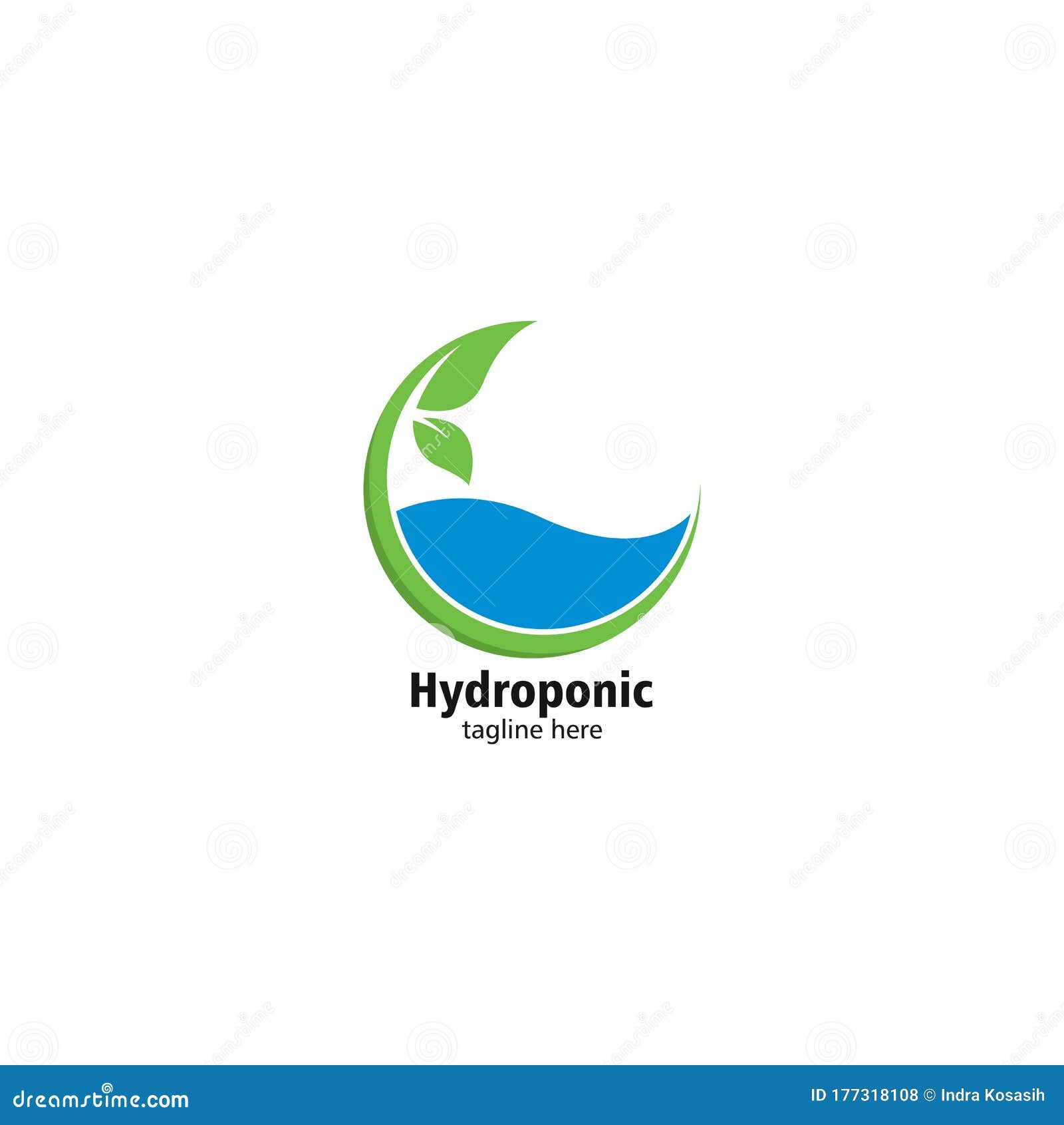 Hydroponic Logo Vector Icon Illustration Stock Vector - Illustration of ...