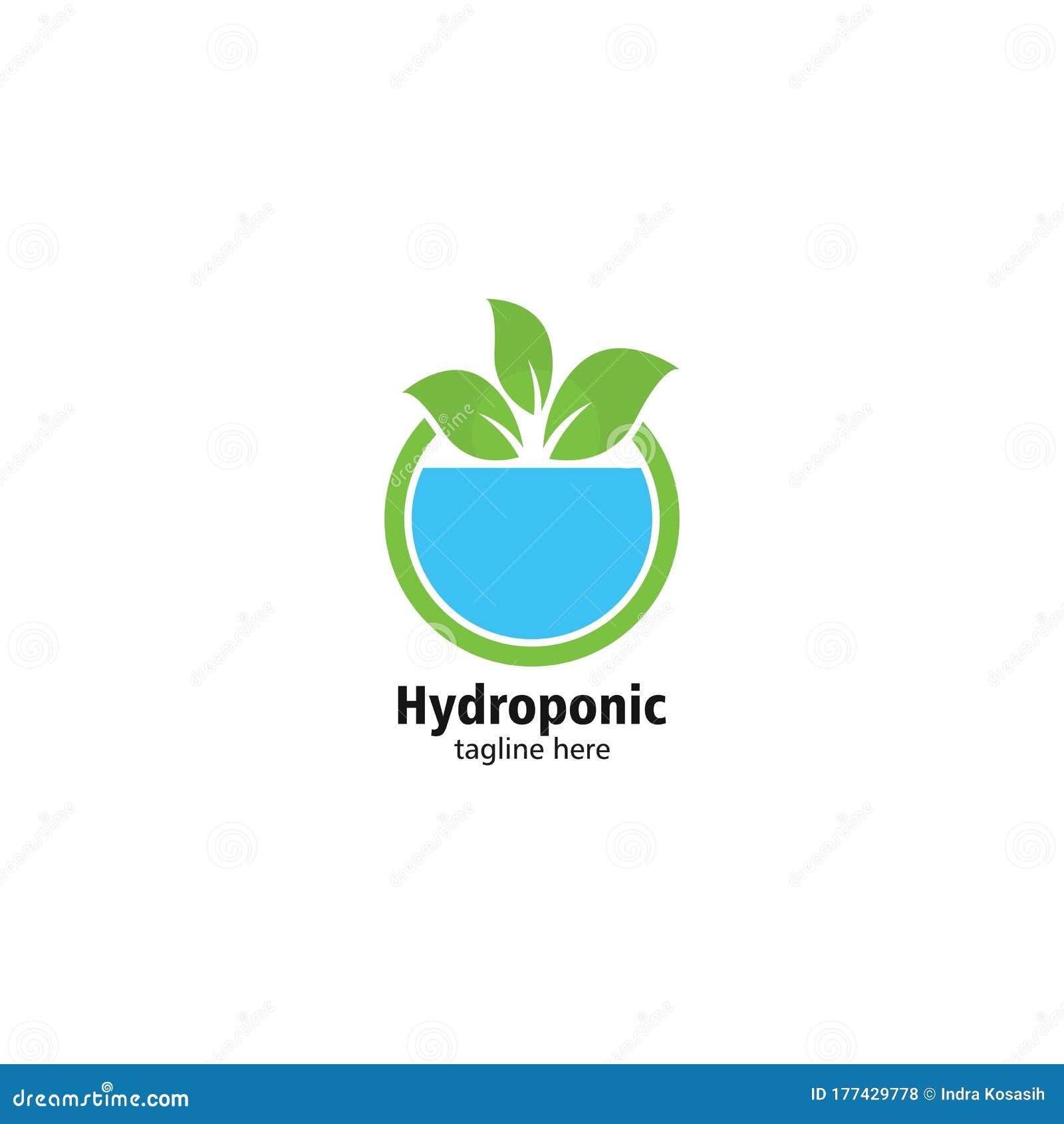 Hydroponic Logo Vector Icon Illustration Stock Vector - Illustration of ...