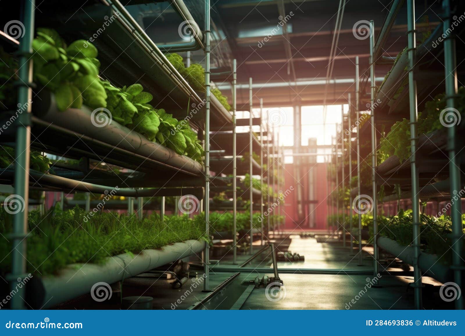 Hydroponic Nutrient Tanks and Pipes for Efficient Farming Stock ...