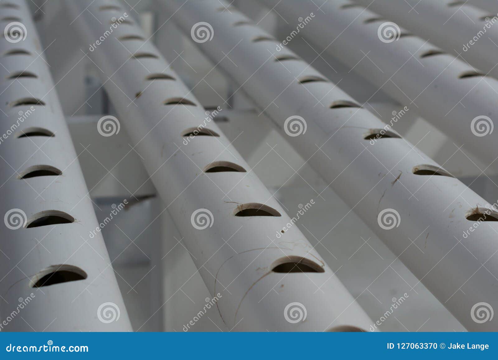 Hydroponic pvc system stock photo. Image of greenhouse - 127063370