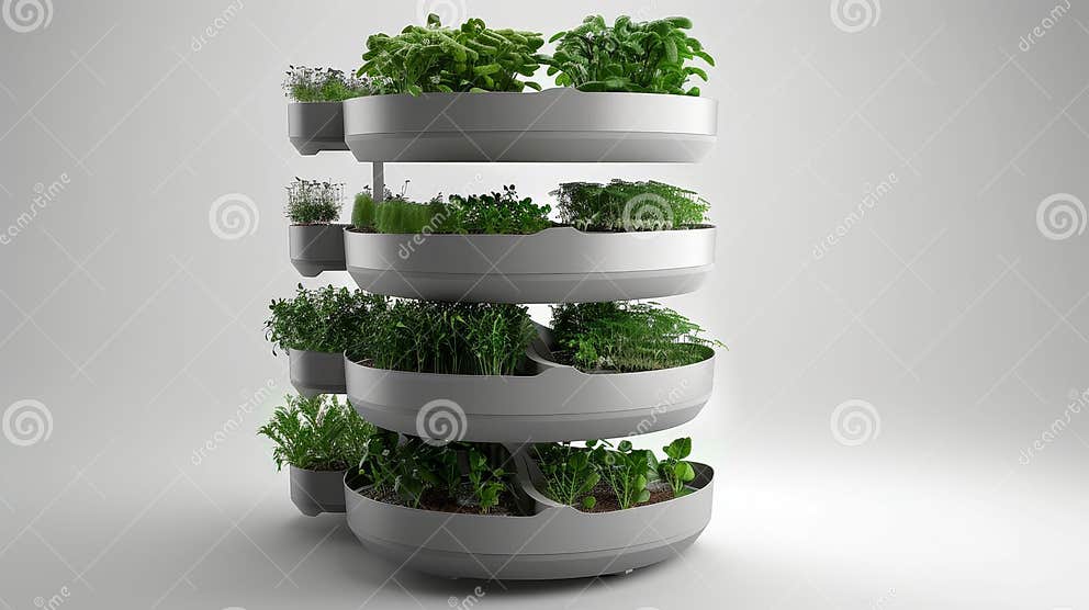 In Hydroponics and Aeroponics, Stackable Modular Pots are Used To ...