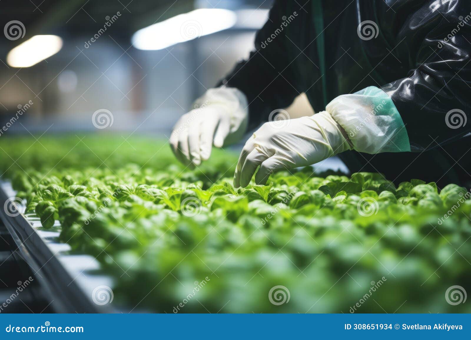 Hydroponics Lab on Spacecraft. Scientists Testing Plants for Future ...