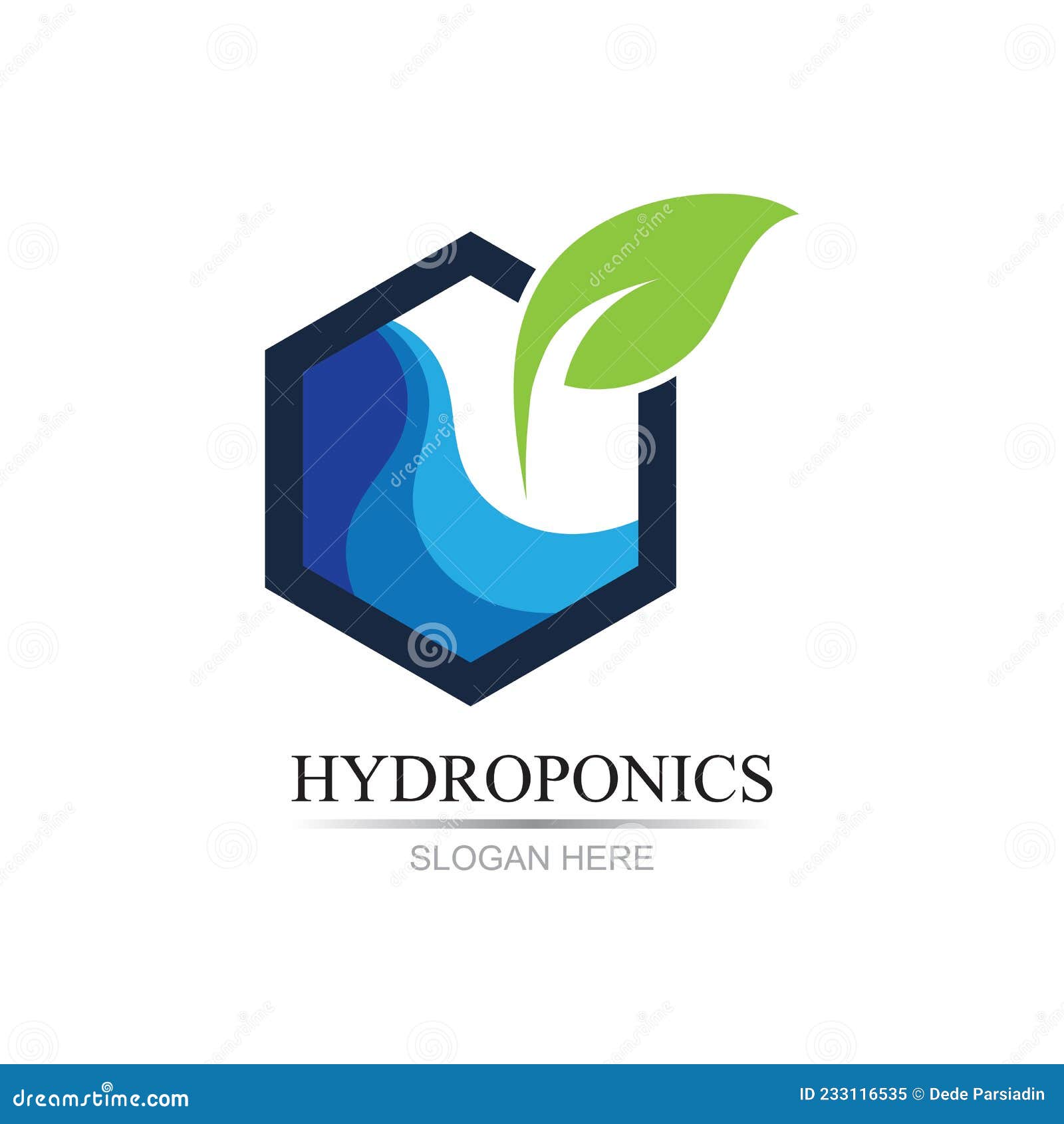 Hydroponics Logo Vector Illustration Design Template Stock Vector ...