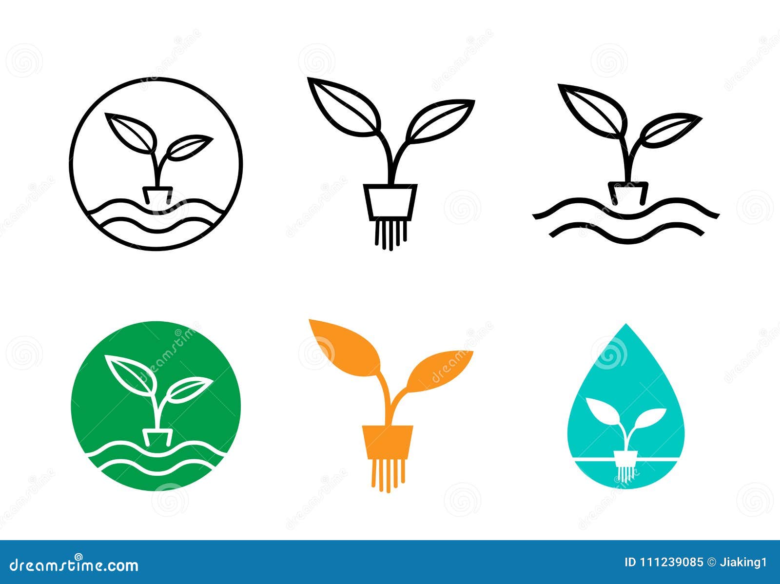 Hydroponics Vector Illustration. Labeled Drip System Explanation Scheme ...