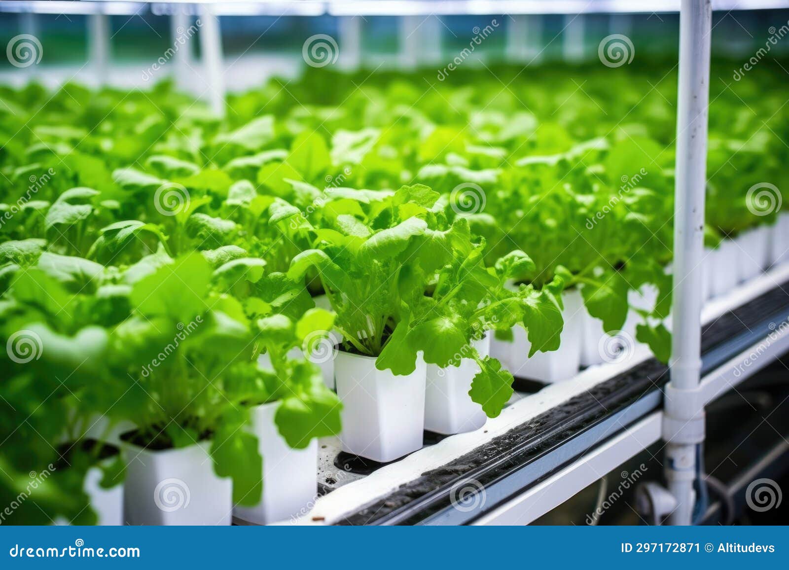 A Hydroponics System for Research on Plant Growth Stock Image - Image ...