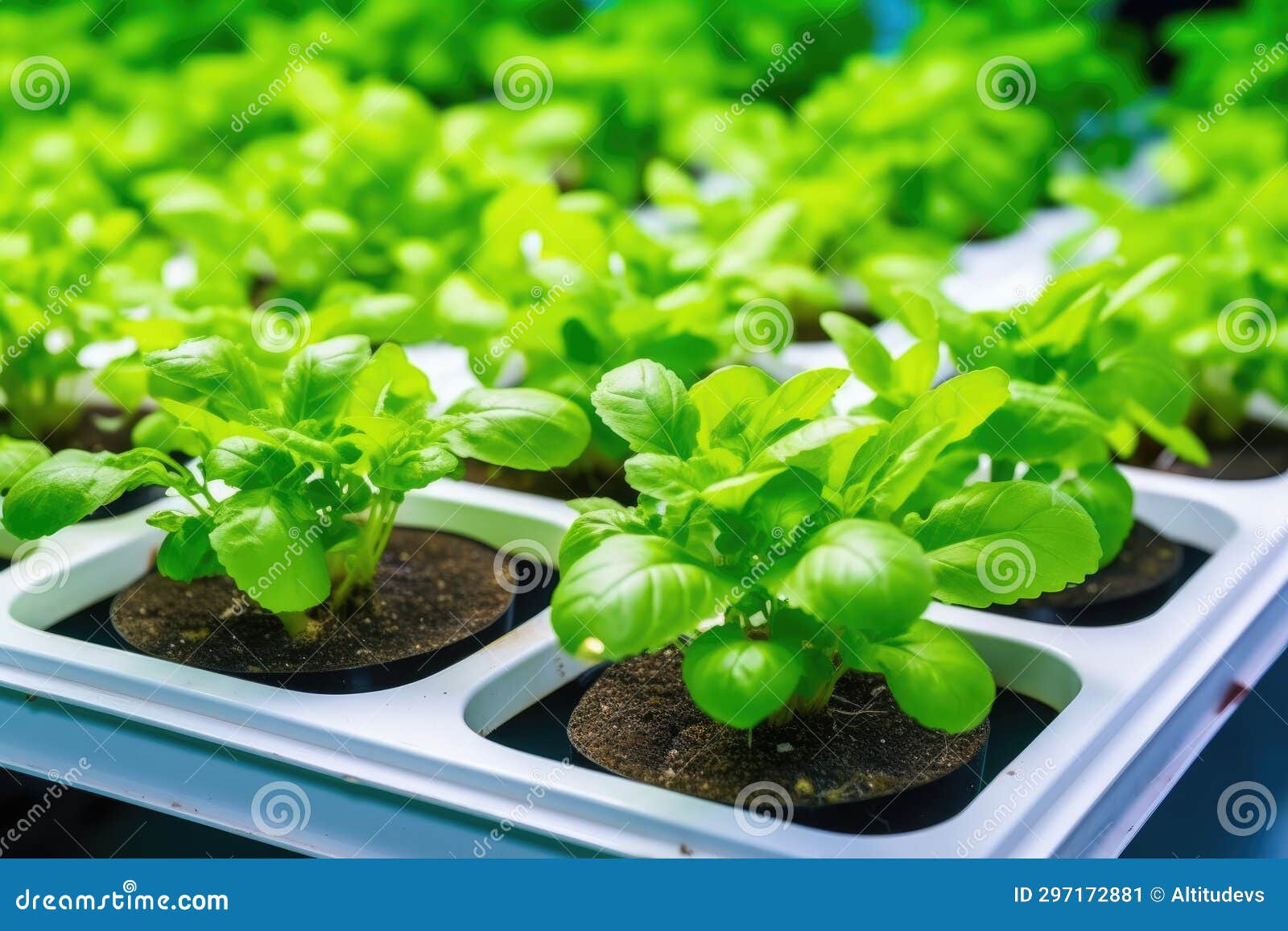 A Hydroponics System for Research on Plant Growth Stock Image - Image ...