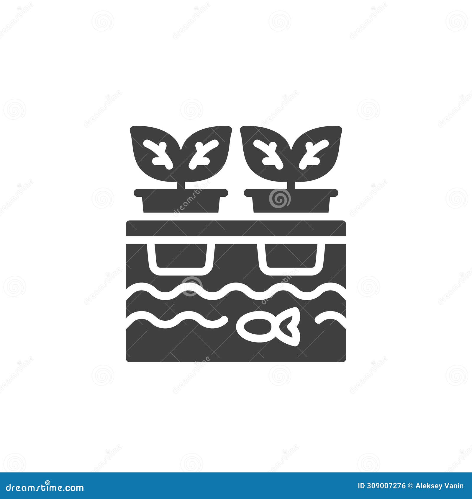 Hydroponics System Vector Icon Stock Vector - Illustration of vector ...