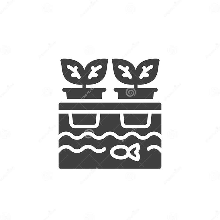 Hydroponics System Vector Icon Stock Vector - Illustration of vector ...